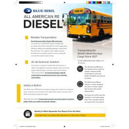 All American RE Diesel Spec Sheet packs of 50